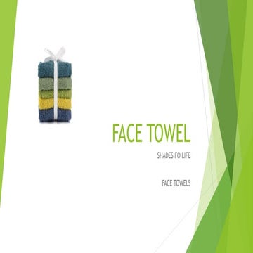 face towel goyal handloom | PPTX