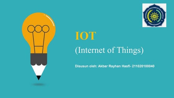 Internet of things (iot) | PPTX