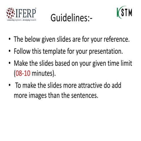 Guidelines | PPT