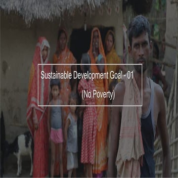 SDG Goal 1 (No Poverty) and its Progress in Context of Pakistan | PPTX ...