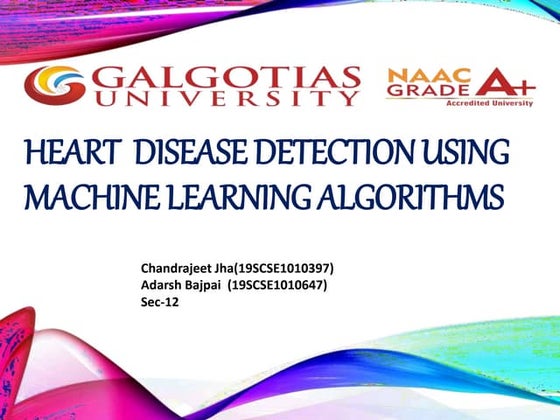 Heart Disease Prediction using machine learning.pptx | Heart and ...