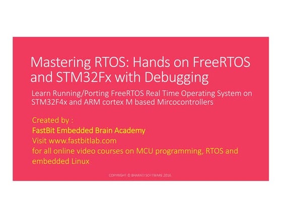 Real Time Operating System Rtos Embedded Systems Ppt Operating Systems Computer