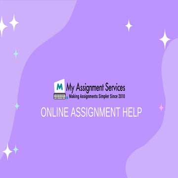 Online Assignment Help Services For Students | PDF