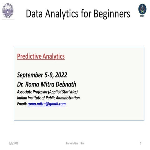 PREDICTIVE ANALYTICS | PDF