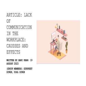 Lack of communication in businessPPT .pptx