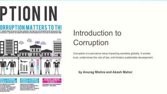 Corruption PPT | PPTX | Debated Sensitive Social Issues | Sensitive Topics