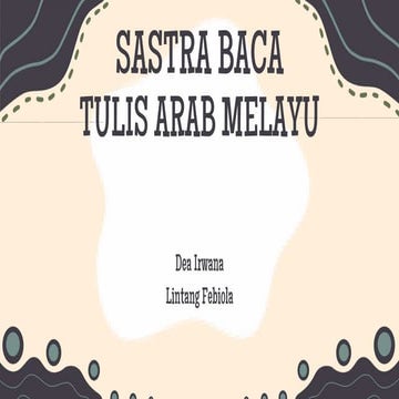 Sastra Baca Arab Melayu -------------.pptx