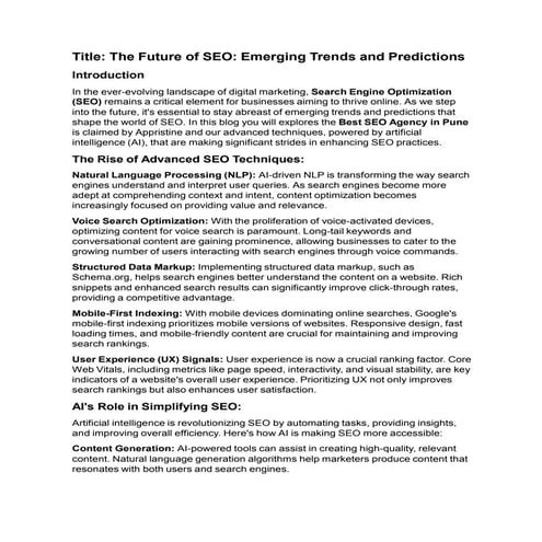 Best App Development Company Pune | Appristine Technologies | PDF