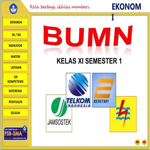 Presentasi Badan Usaha Milik Negara (BUMN) | PPTX