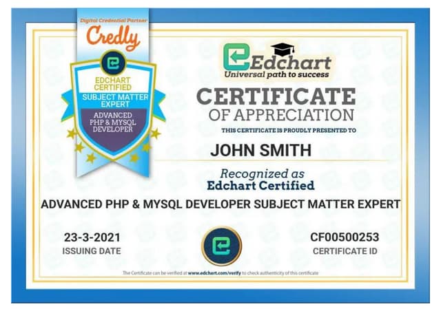 Edchart Certification | Leading onlinesoftware development ... Edchart Certification | Leading onlinesoftware development ...