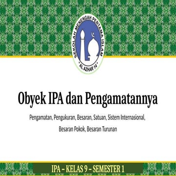 PPT ILMU PENGETAHUAN ALAM (IPA) SMP.pptx