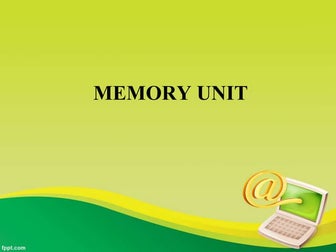 Primary memory | PPT