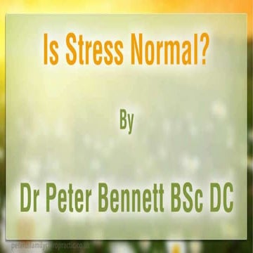 Is Stress Normal? | PPT