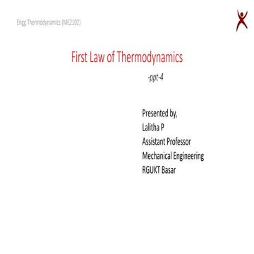 ppt-4 First Law of Thermodynamics.pptx | Free Download