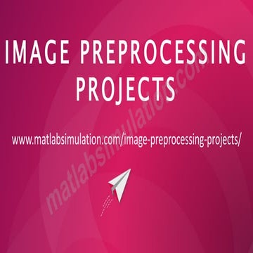 Image Preprocessing Projects Research Ideas | PPT