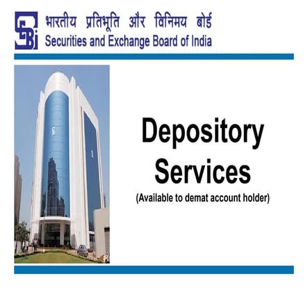 Depository Services stock market operations.pptx