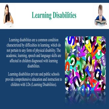 Learning Disabilities | PPTX