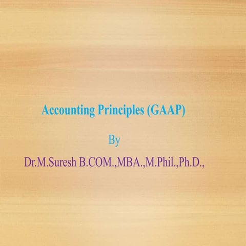 accounting principles | PPT | Stocks and Bonds | Personal Investing
