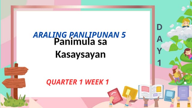 Q1 lesson 1 pag-aaral ng kasaysayan | PPTX