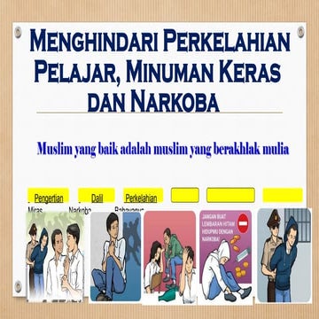 MATERI BAB 3 PAIBP KELAS XI Materi : Menghindari perkelahian pelajar ...