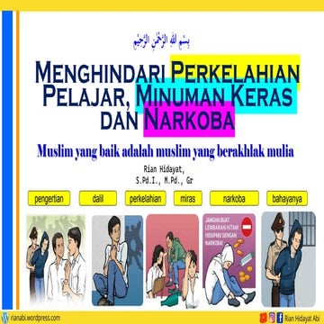 MATERI BAB 3 PAIBP KELAS XI Materi : Menghindari perkelahian pelajar ...