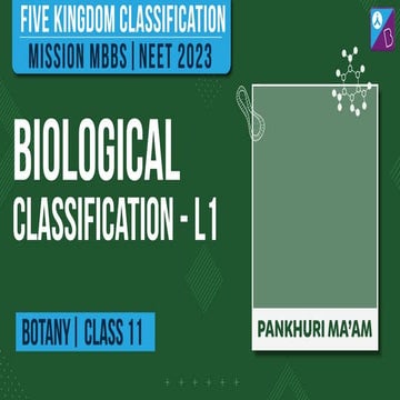 Biological classification systems etc ad biodiversity | PDF