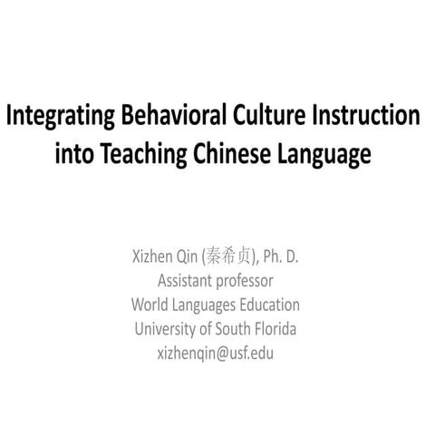 Ppt by-xizhen-qin | PPT