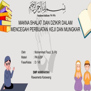 Contoh PPT Micro Teaching mapel PAI jenjang SMP | PPTX