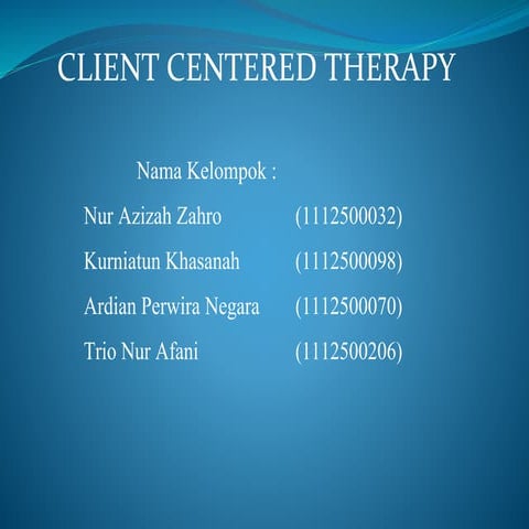 Ppt client centered | PPTX