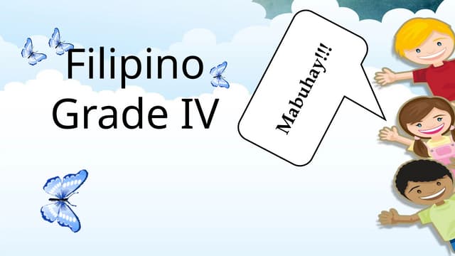 GRADE 4 FILIPINO LESSON PLAN | DOC