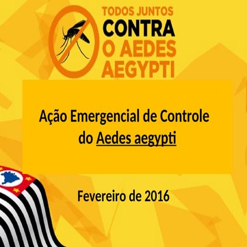 Plano Nacional de Enfrentamento à Microcefalia e Controle do Aedes ...