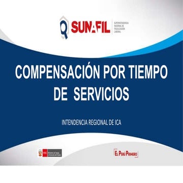 La Compensación Por Tiempo De Servicios Ppt