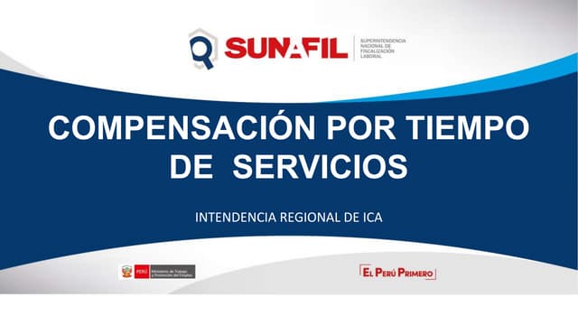 La Compensación Por Tiempo De Servicios Ppt