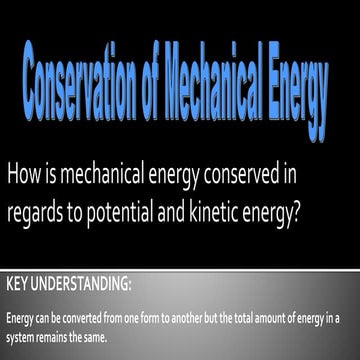 PPT - Conservation of Mechanical Energy.pdf
