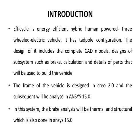 efficycle, trike, hybrid trike | PPT