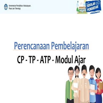 Presentasi Cp Tp Atp Dan Modul Ajar Pptx