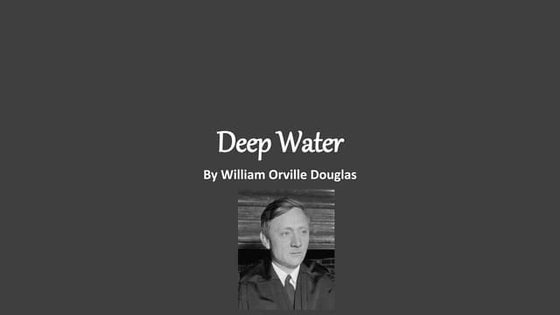 Deep water - CLASS 12 (ENGLISH) | PPTX | Diving | Sports