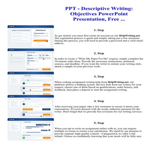 PPT - Descriptive Writing Objectives PowerPoint Presentation, Free | PDF