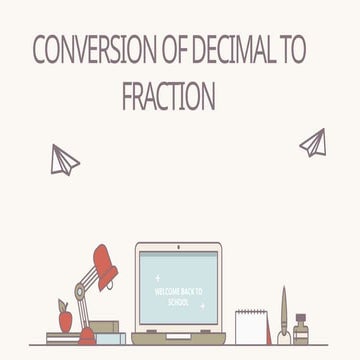 POWERPOINT_EDMA_CONVERTING FRACTIONS TO DECIMAL | PPT