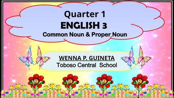 Proper Nouns and Common Nouns Detailed Lesson Plan | PDF