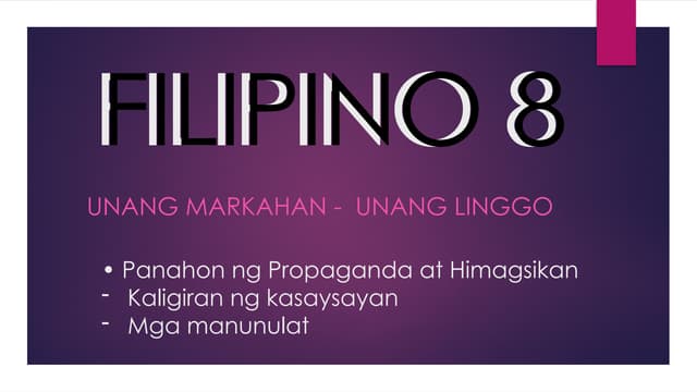 Elemento ng kuwento | PPTX