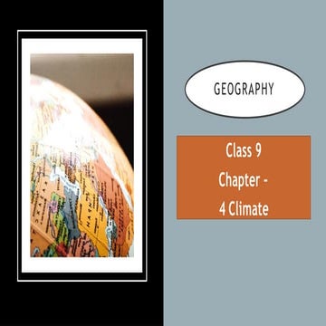 PPT-for-CL-9-Ch-4-CLIMATE.ppt of grade 9 | PPT