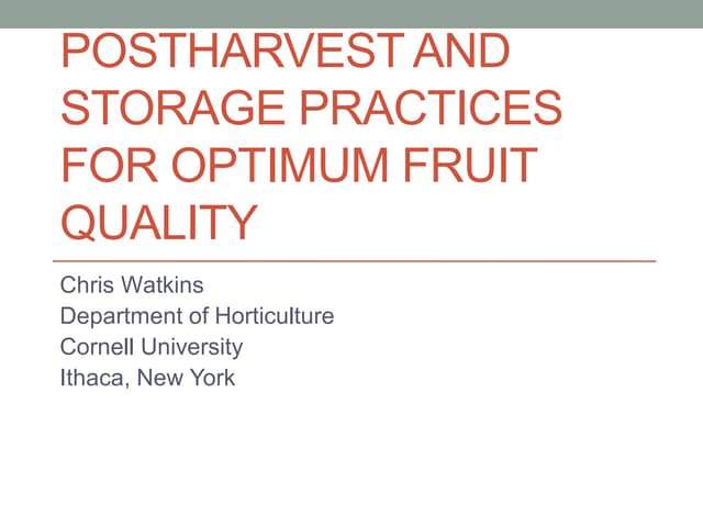 Lecture 2 - Causes of post harvest losses.pptx