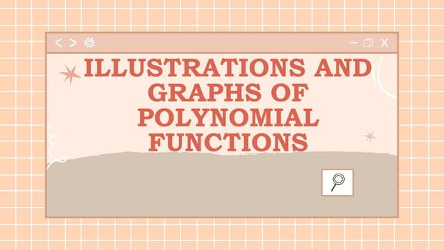 G10 Math Q2 Week 1- Graph of Polynomial Functions.pptx