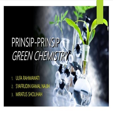 Green Chemistry | PPTX