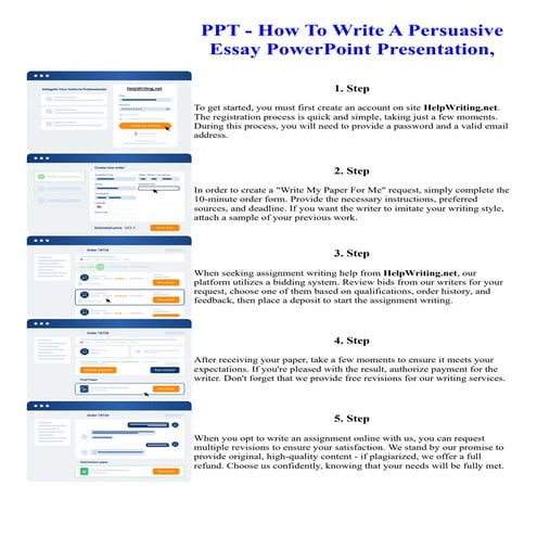PPT - How To Write A Persuasive Essay PowerPoint Presentation, | PDF