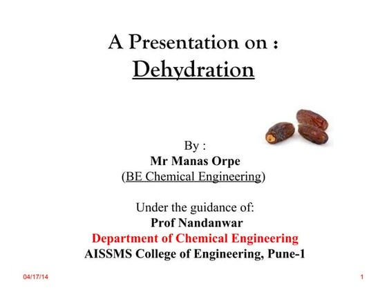 Dehydration | PPT