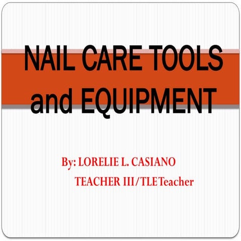 Nail Care Learning Module K-12 | PDF