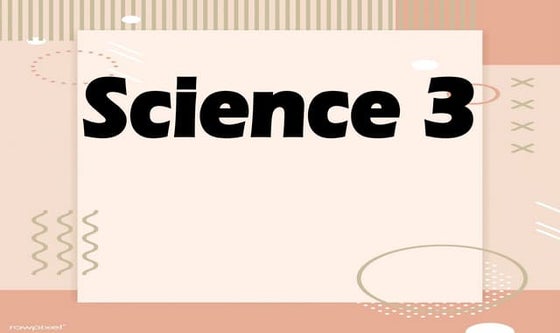 Lesson Plan in Science 3 Q1 Week 6 day 1-5 | PPT