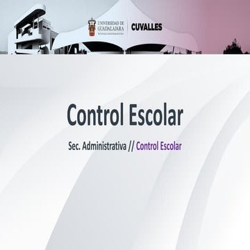 Introducción a Control Escolar - 2024 | PDF